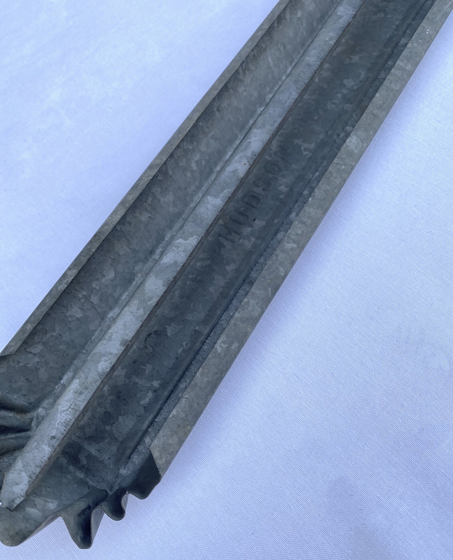 Authentic HUDSON Chicken Feeder Farm Trough Planter Zinc Plated Metal ...