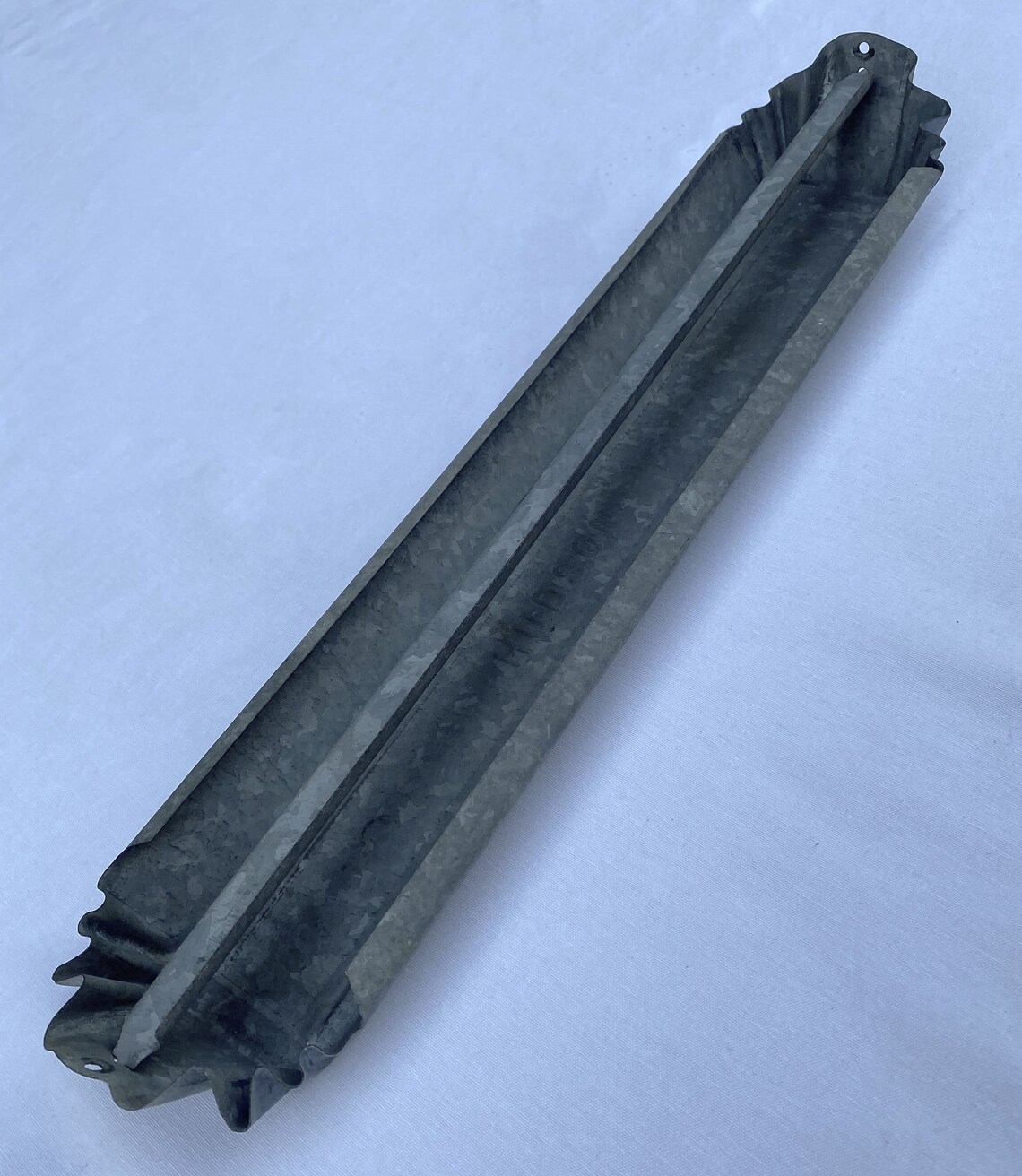 Authentic HUDSON Chicken Feeder Farm Trough Planter Zinc Plated Metal ...