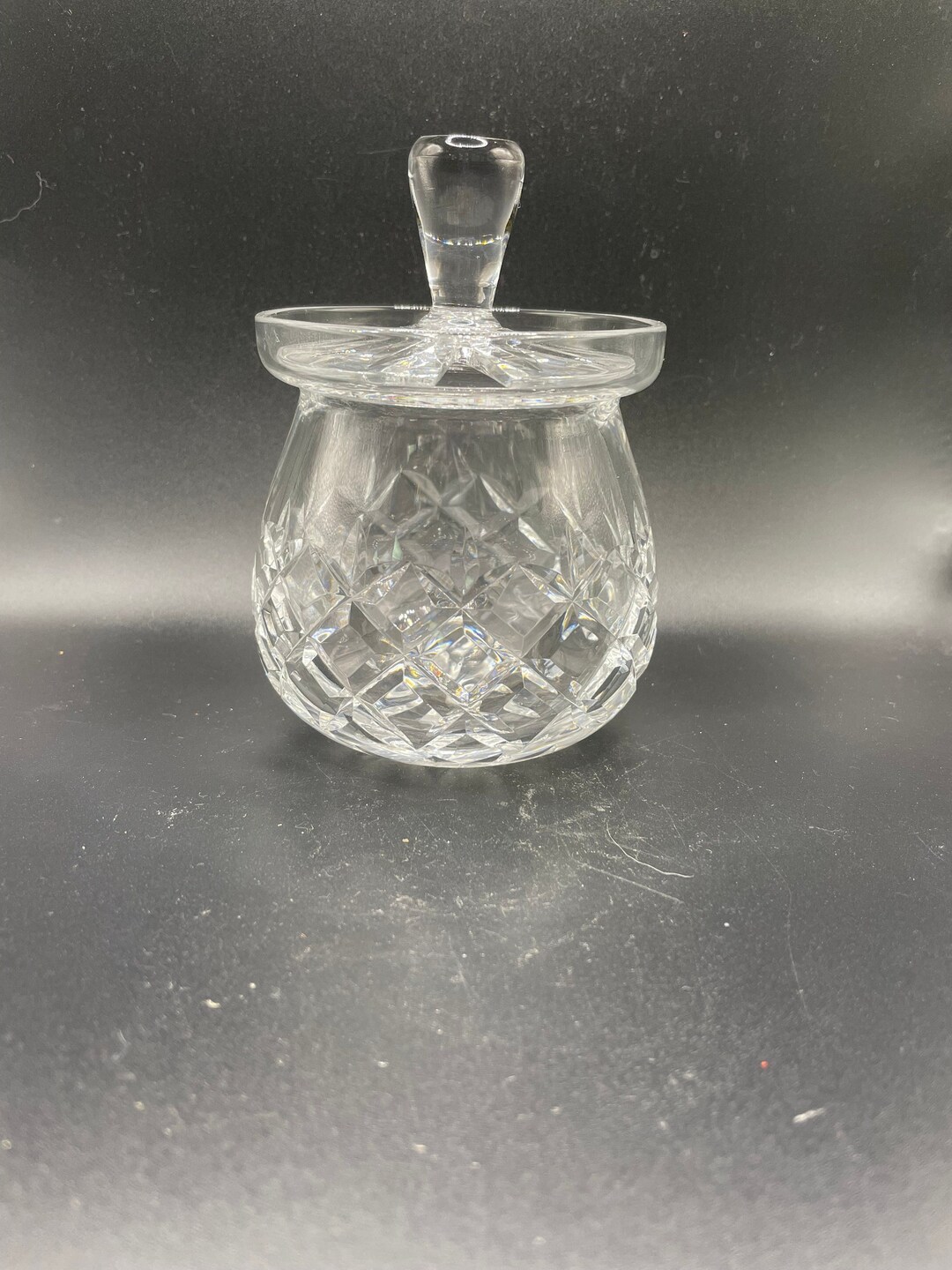 Classic Beauty: Webb Corbett Lead Crystal Jam Pot - Elegant, Pristine ...