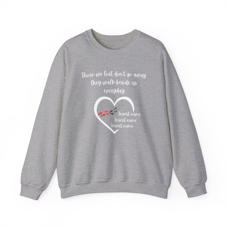 In Loving Memory Sweatshirt, Personalized Memorial Sweatshirt, Memorial ...