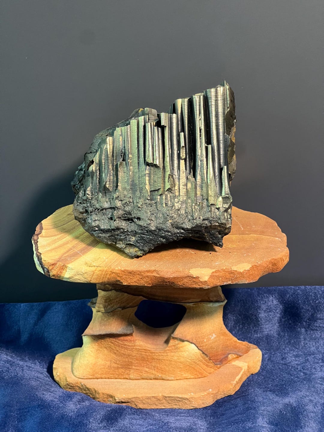 Museum Quality Very Showy Golden Color Stalactite Goethite, for Special ...