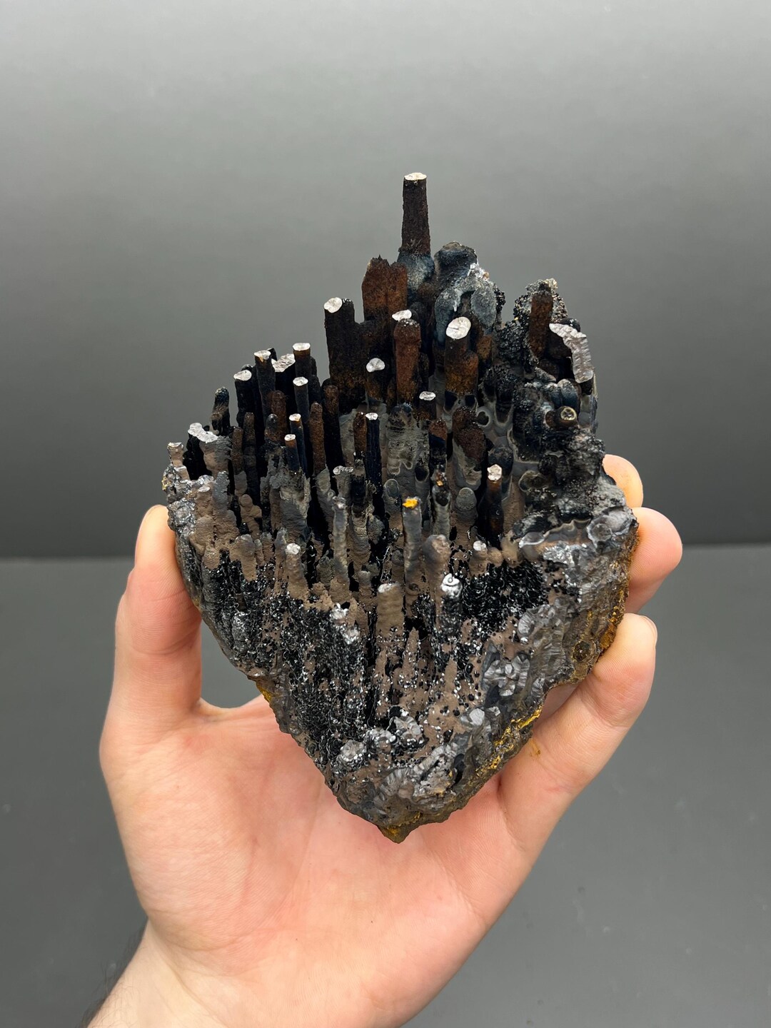 Museum Quality, Very Very Showy and Unique, Limonite and Specularite on ...