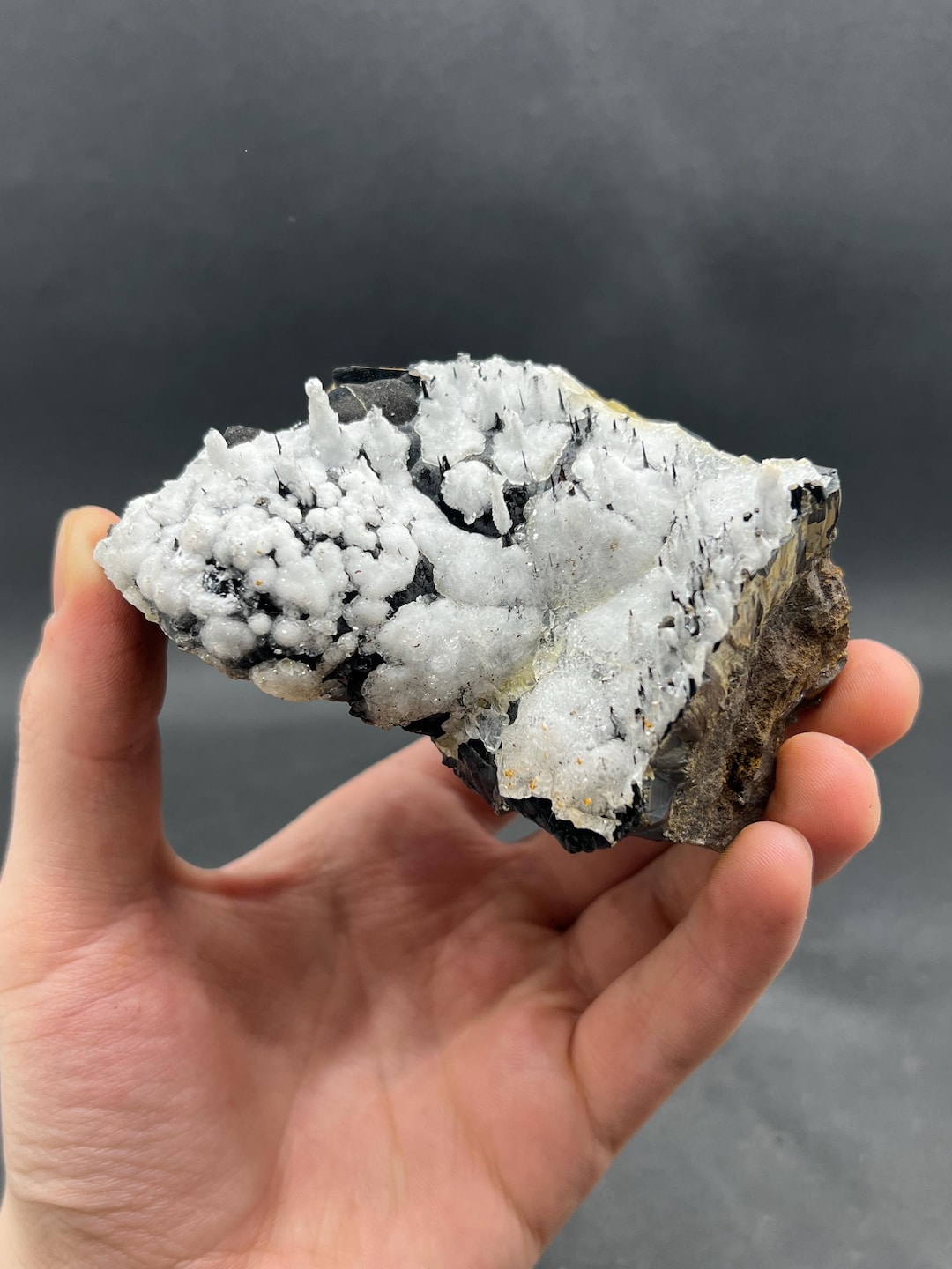 Museum Grade Crystal Calcite on Stalactite Hematite - Etsy