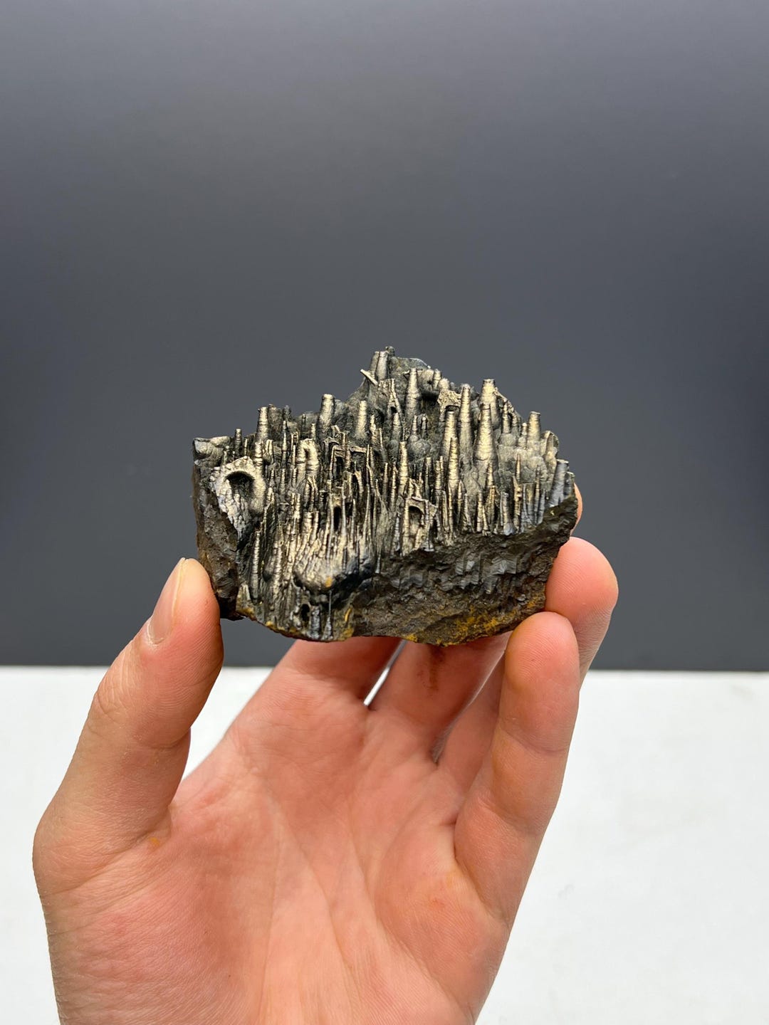 Museum Quality!! Very Showy Golden Color Stalactite Goethite, for ...