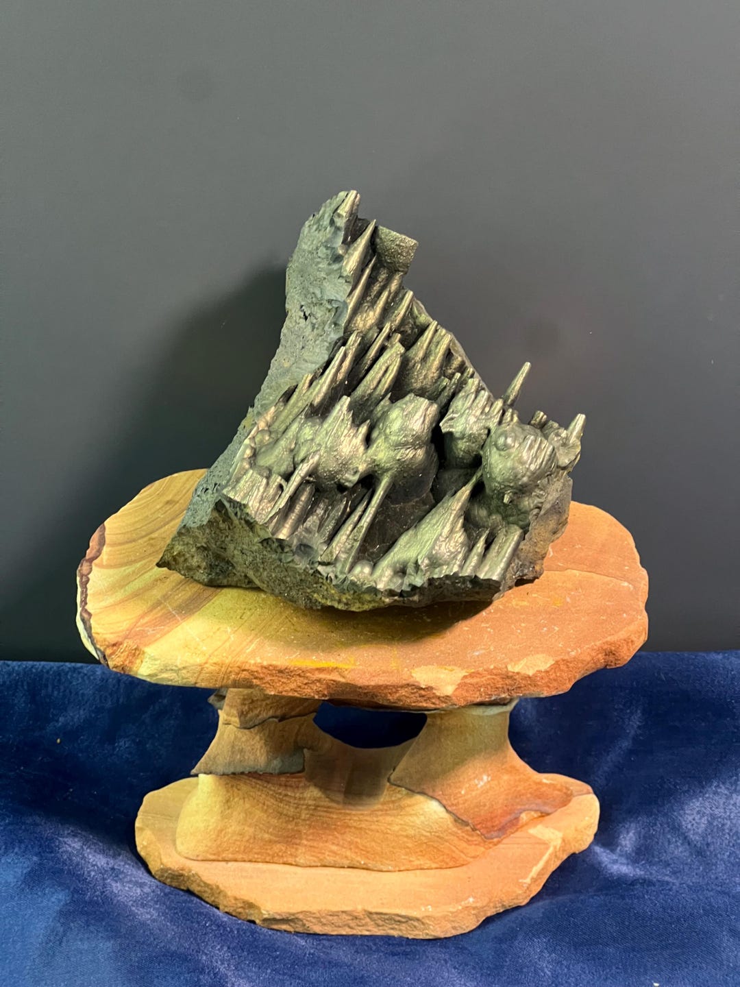 Museum Quality! Very Special Golden Color Stalactite Goethite, for ...