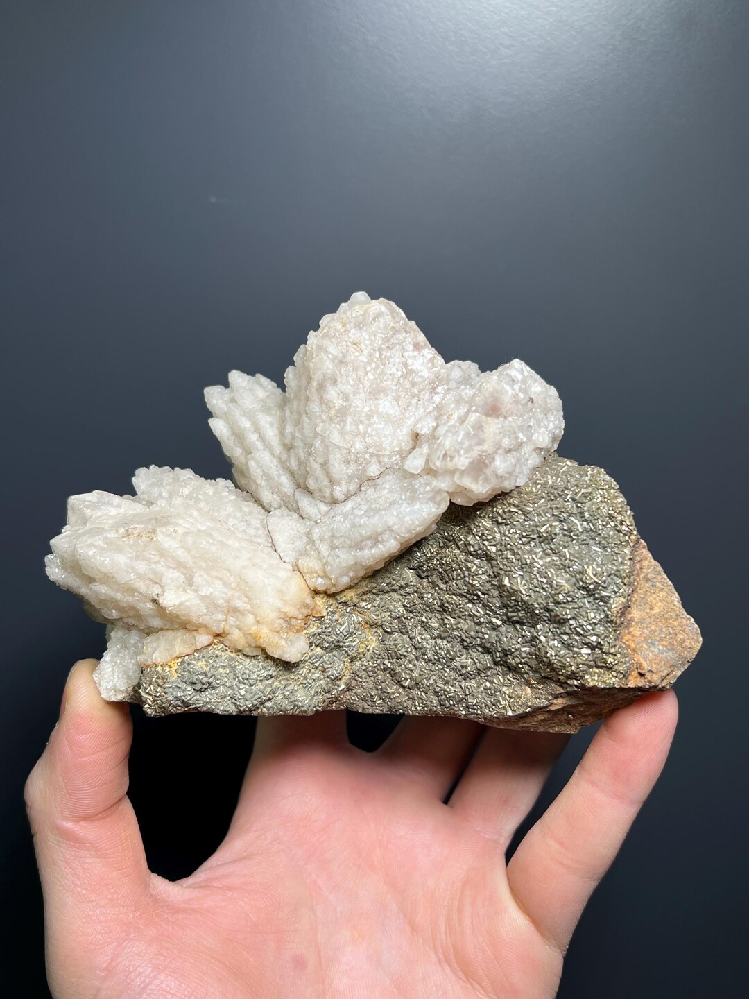 Calcite With Pyrite Specimen - Peru - Etsy