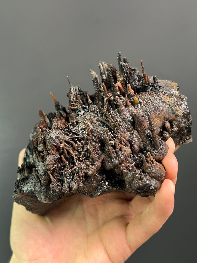 Limonite and Specularite on Stalactite Goethite - Etsy