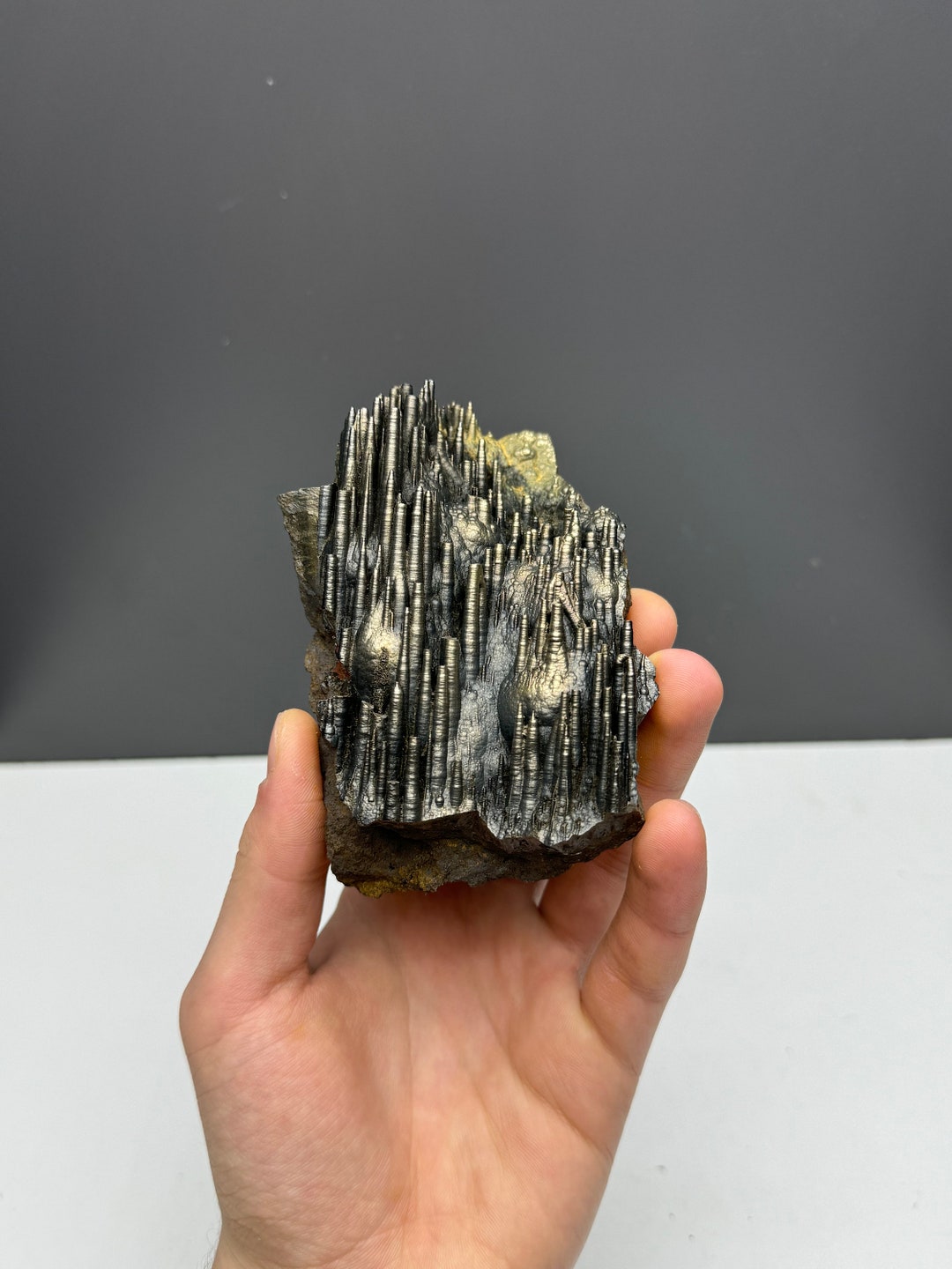 Museum Quality Very Unique Golden Color Stalactite Hematite, Special ...