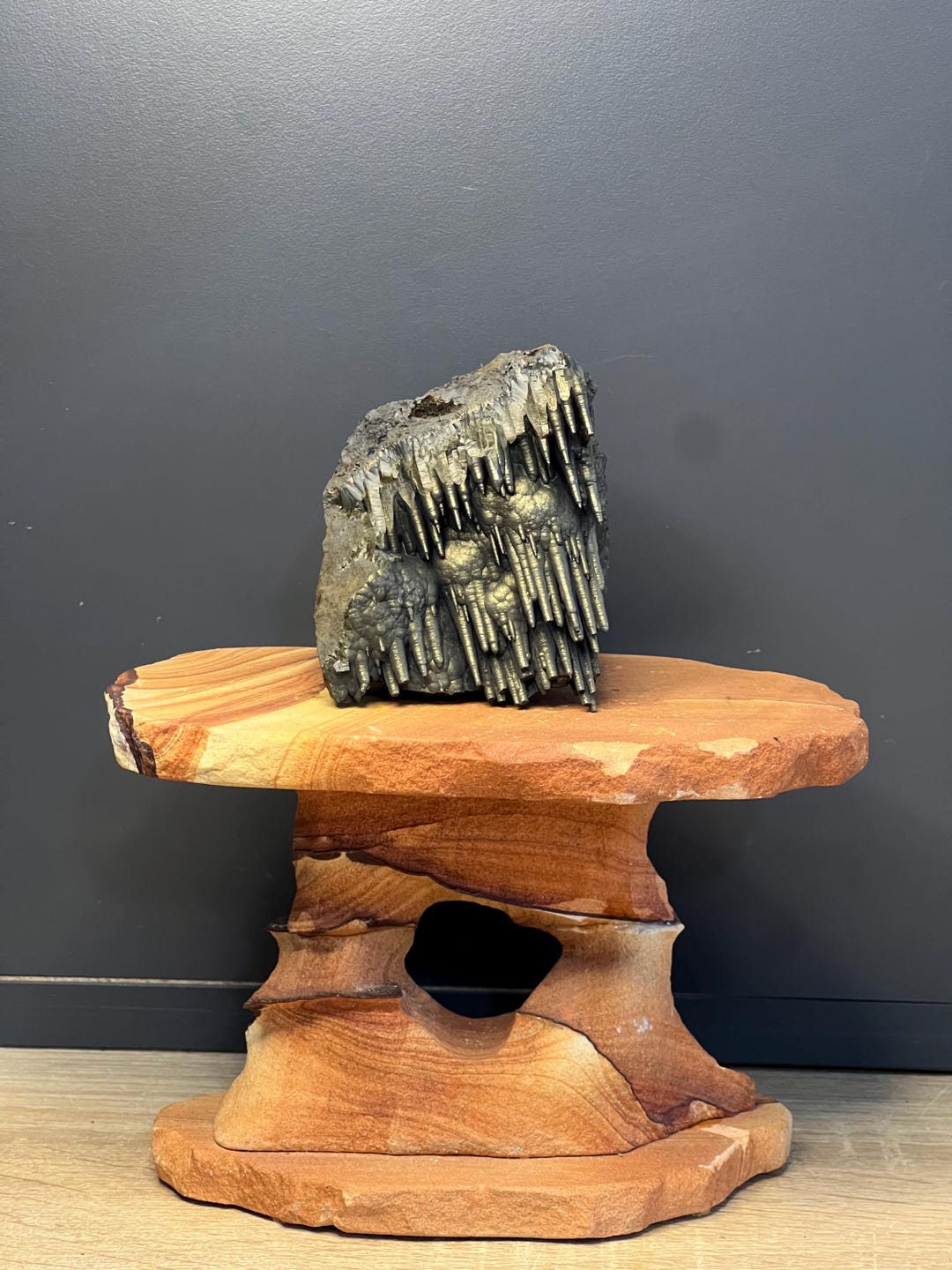 Museum Quality! Very Showy Golden Color Stalactite Goethite, for ...