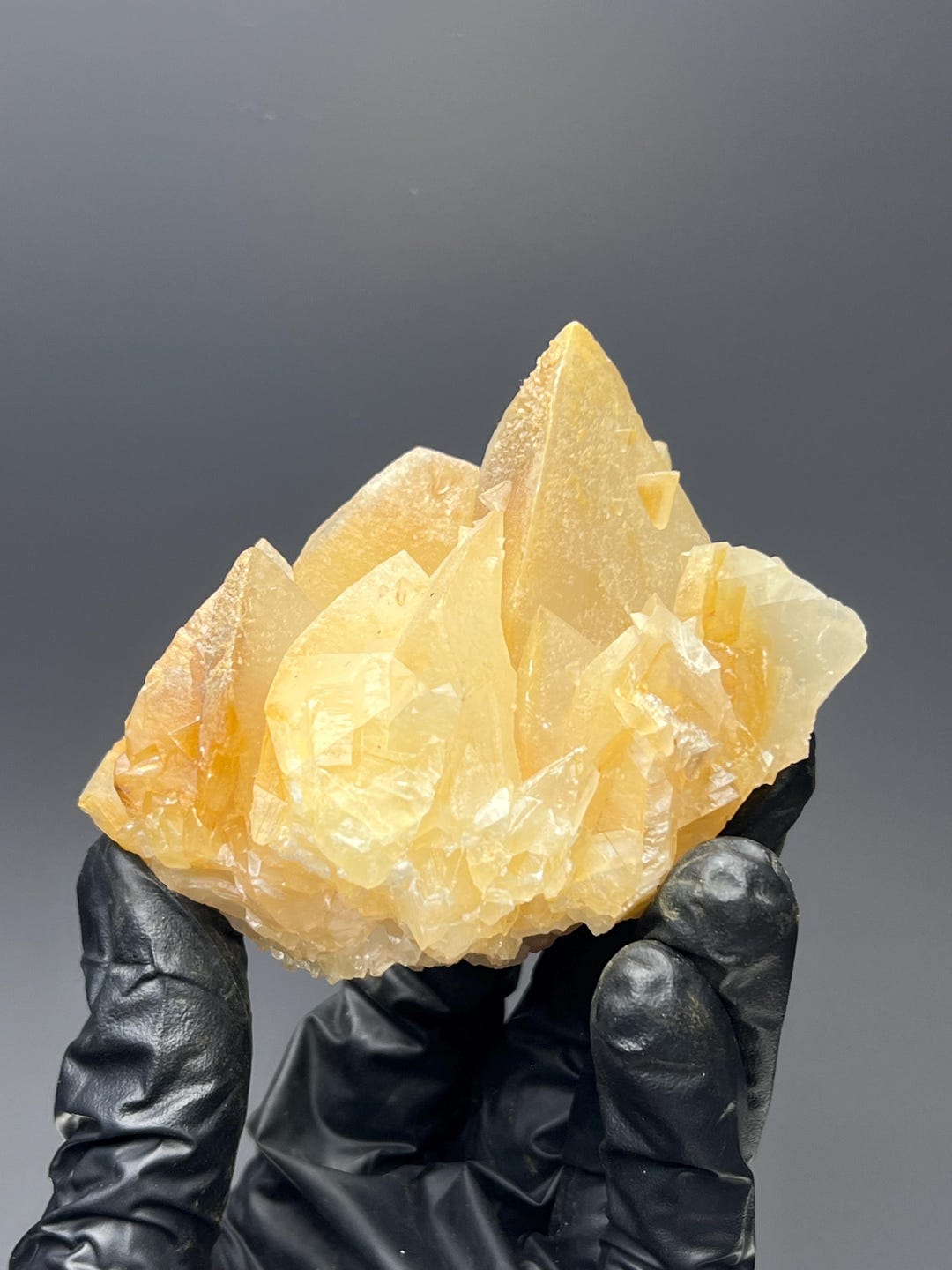 Orange Crystal Calcite Specimen - Etsy