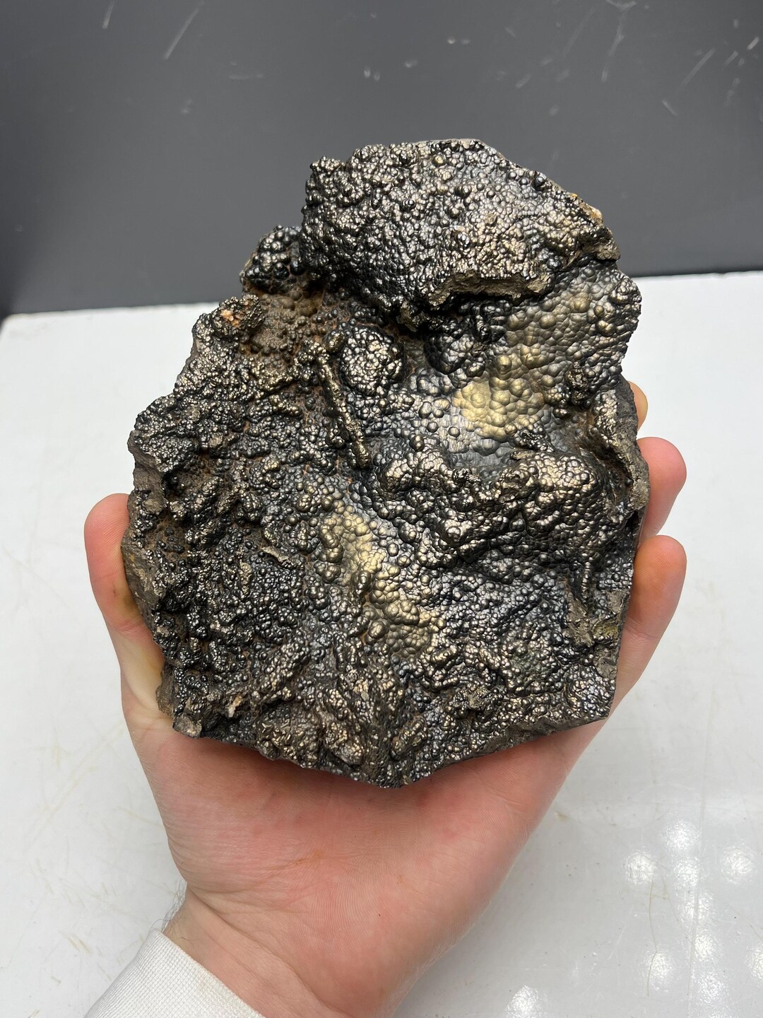 Museum Quality,large Size, Very Showy Golden Color Botryoidal Goethite ...