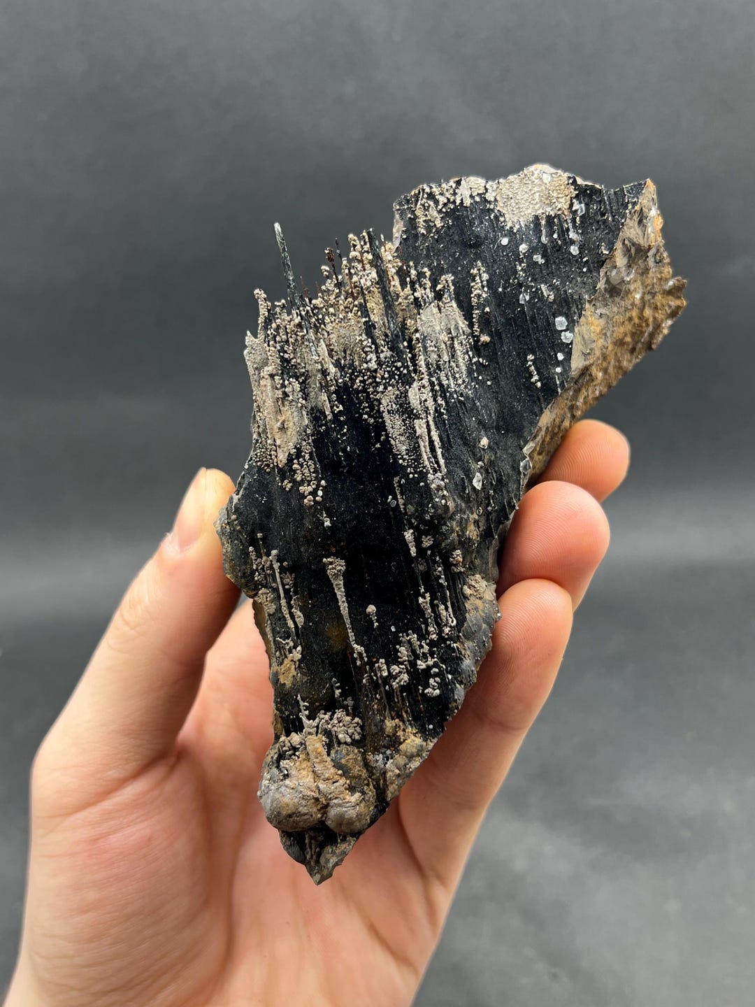 Museum Quality, Very Showy Limonite and Specularite on Stalactite ...