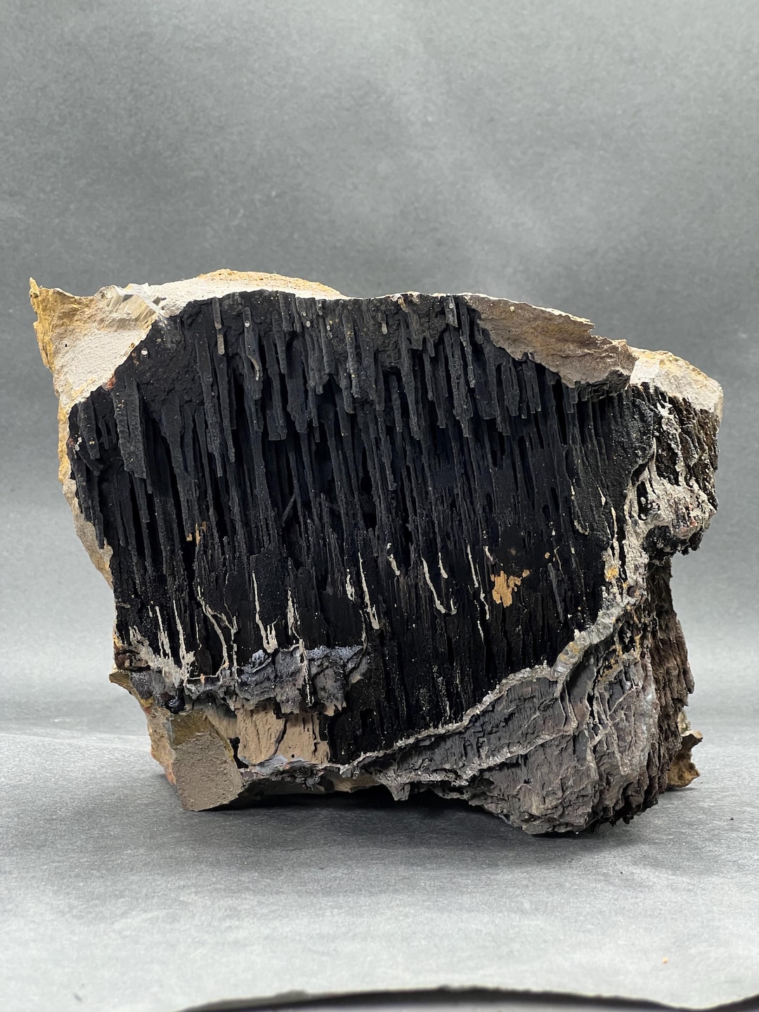Museum Grade Large Size Limonite and Specularite on Stalactite Goethite ...