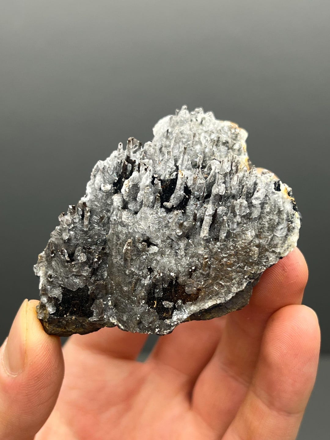 Museum Quality, Very Showy Crystal Calcite on Stalactite Hematite ...