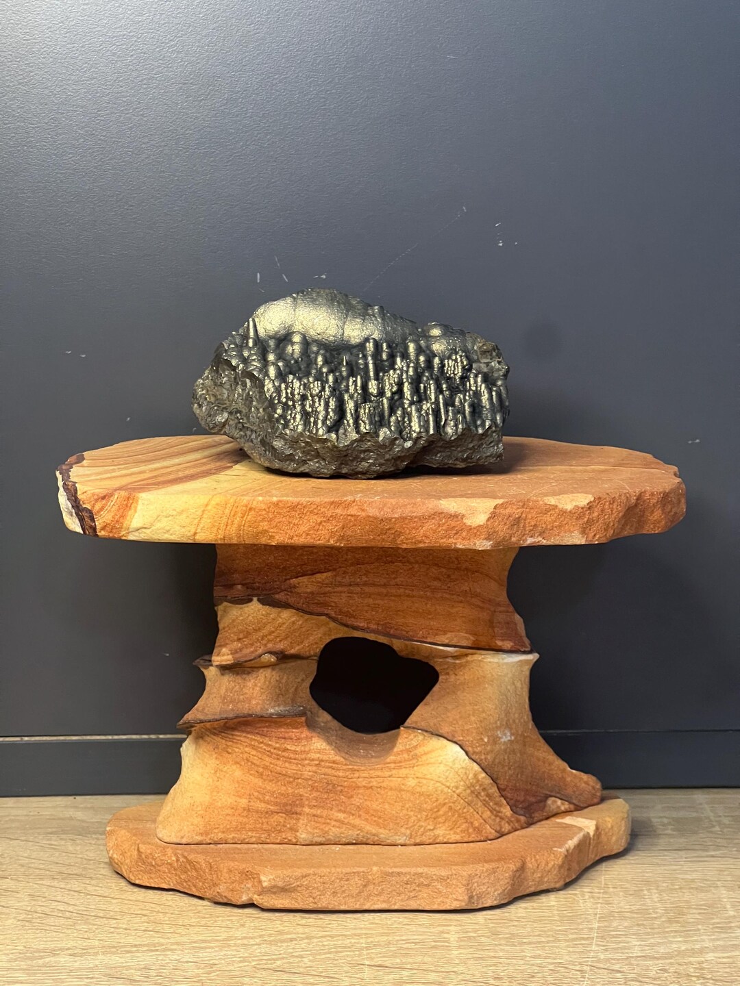 Museum Quality! Very Showy Golden Color Stalactite Goethite, for ...