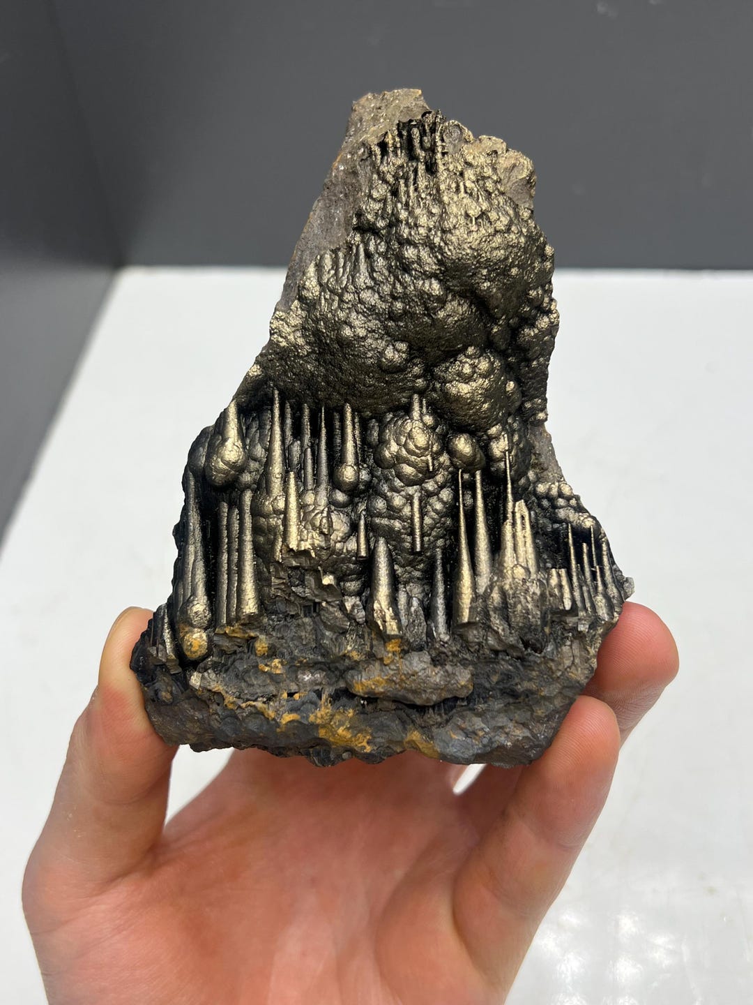 Museum Quality, Very Showy and Incredible Golden Color Stalactite and ...