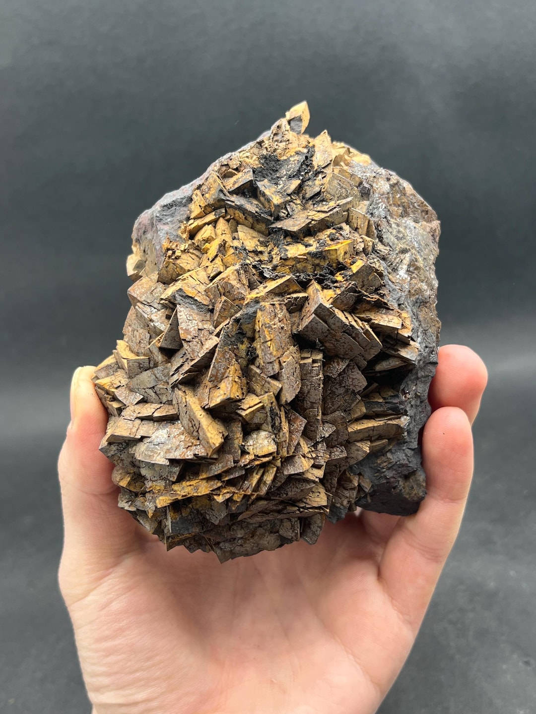 Special Quality and Showy Limonite on Iron Siderite, for Special ...