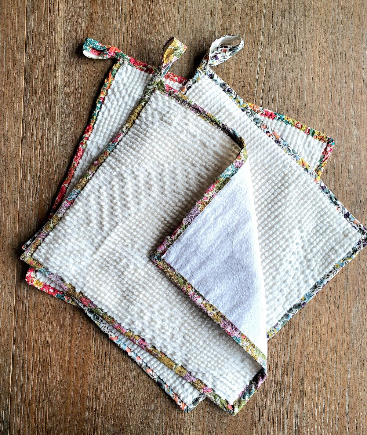 Chenille Body Cloth With Decorative Trim & Loop - Soften Skin With ...