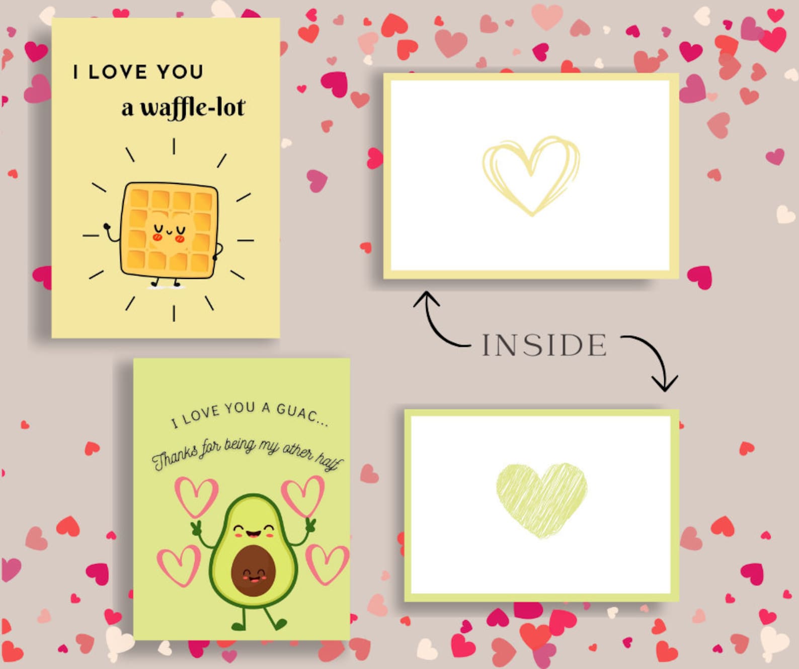 Printable Valentine's Day Cards Funny and Cute Valentines Cards - Etsy