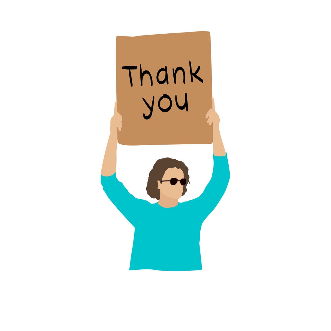 Thank You Meme Sticker - Etsy