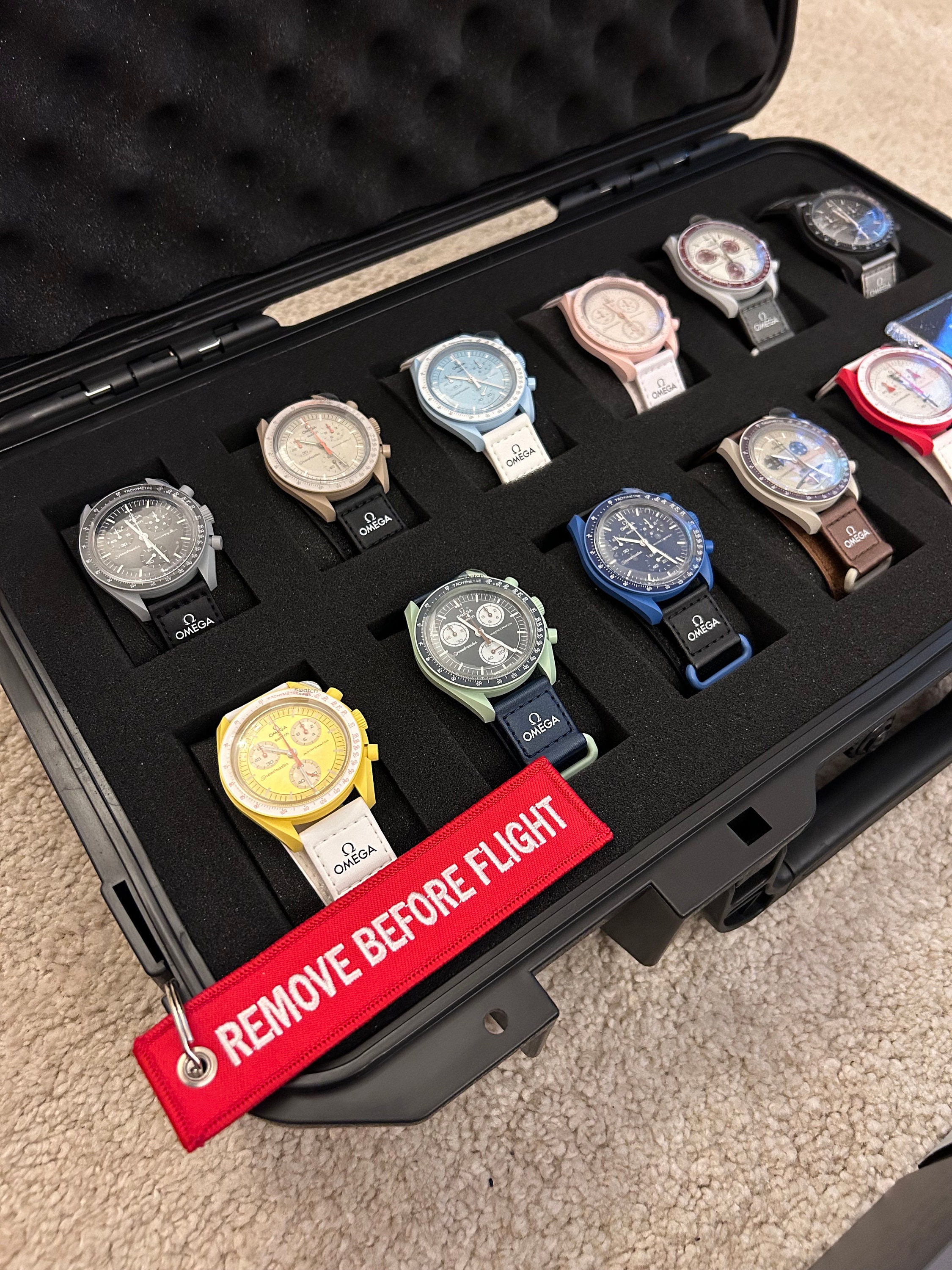 Omega X Swatch Moonswatch Collectors Display Case. Watch Box. Mission ...