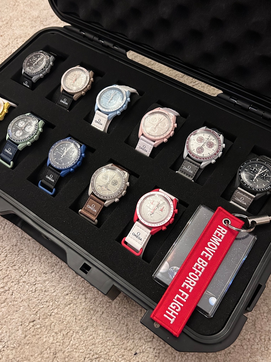 Omega X Swatch Moonswatch Collectors Display Case. Watch Box. Mission ...