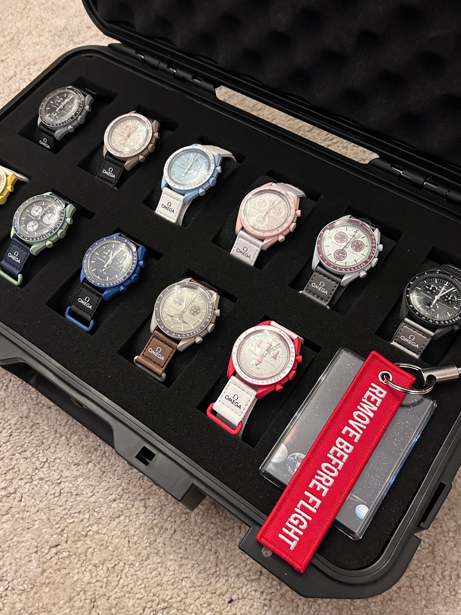Omega X Swatch Moonswatch Collectors Display Case. Watch Box. Mission ...