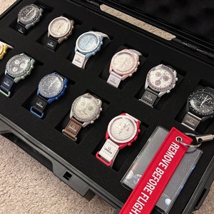 Omega X Swatch Moonswatch Collectors Display Case. Watch Box. Mission ...