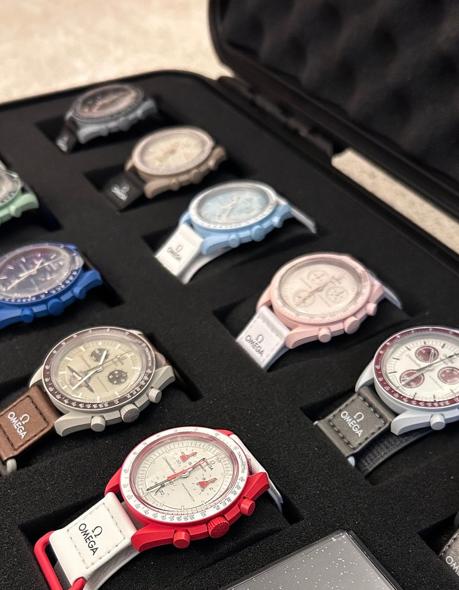 Omega X Swatch Moonswatch Collectors Display Case. Watch Box. Mission ...