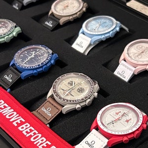 Omega X Swatch Moonswatch Collectors Display Case. Watch Box. Mission ...