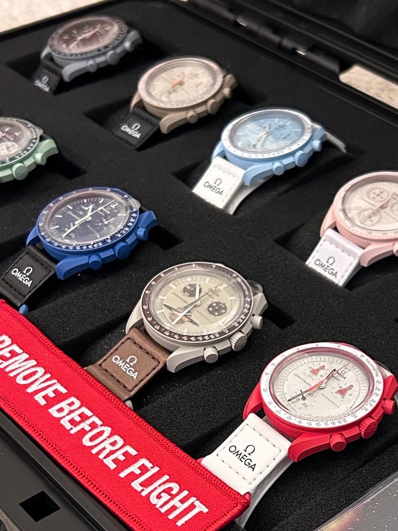 Omega X Swatch Moonswatch Collectors Display Case. Watch Box. Mission ...
