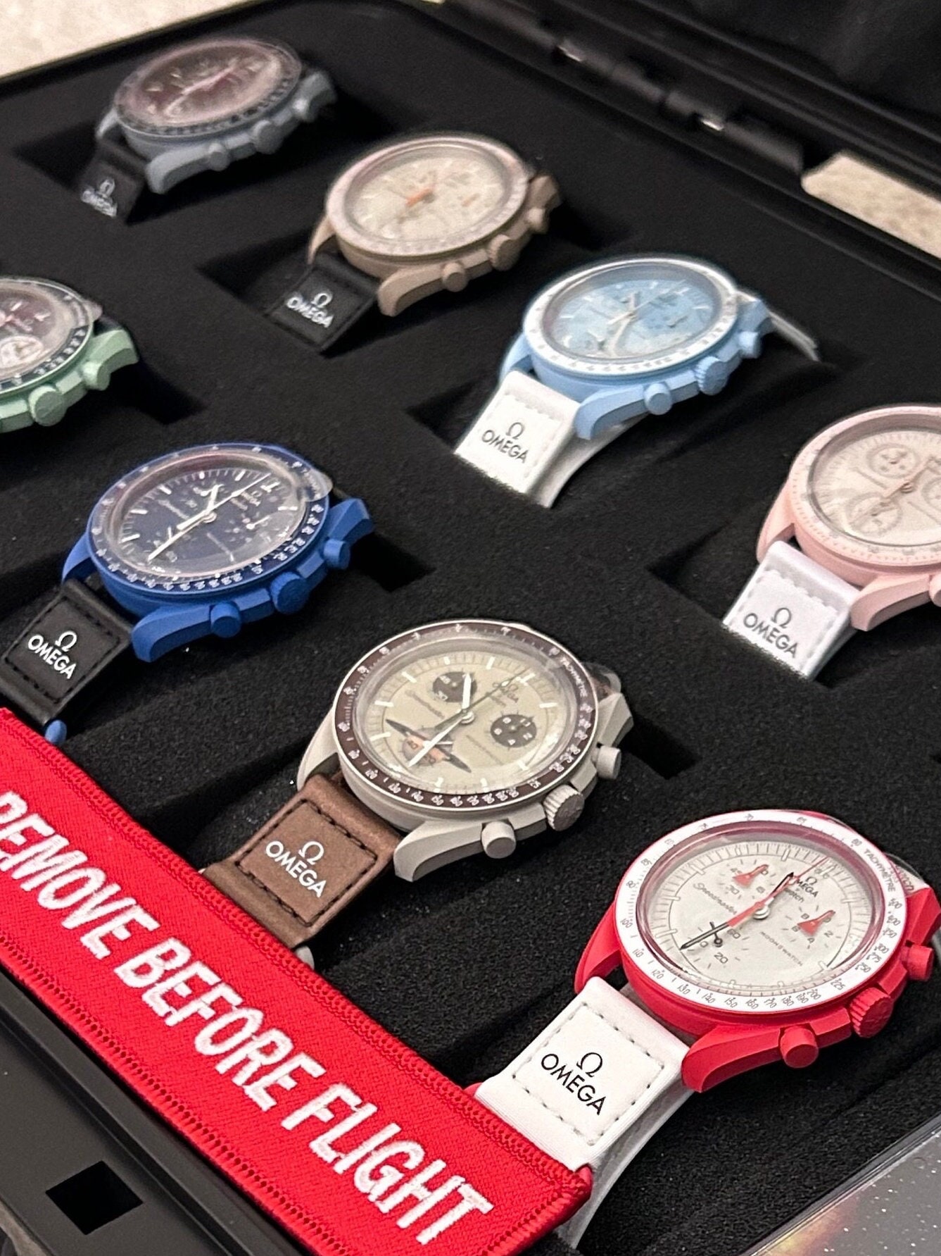 Omega X Swatch Moonswatch Collectors Display Case. Watch Box. Mission ...