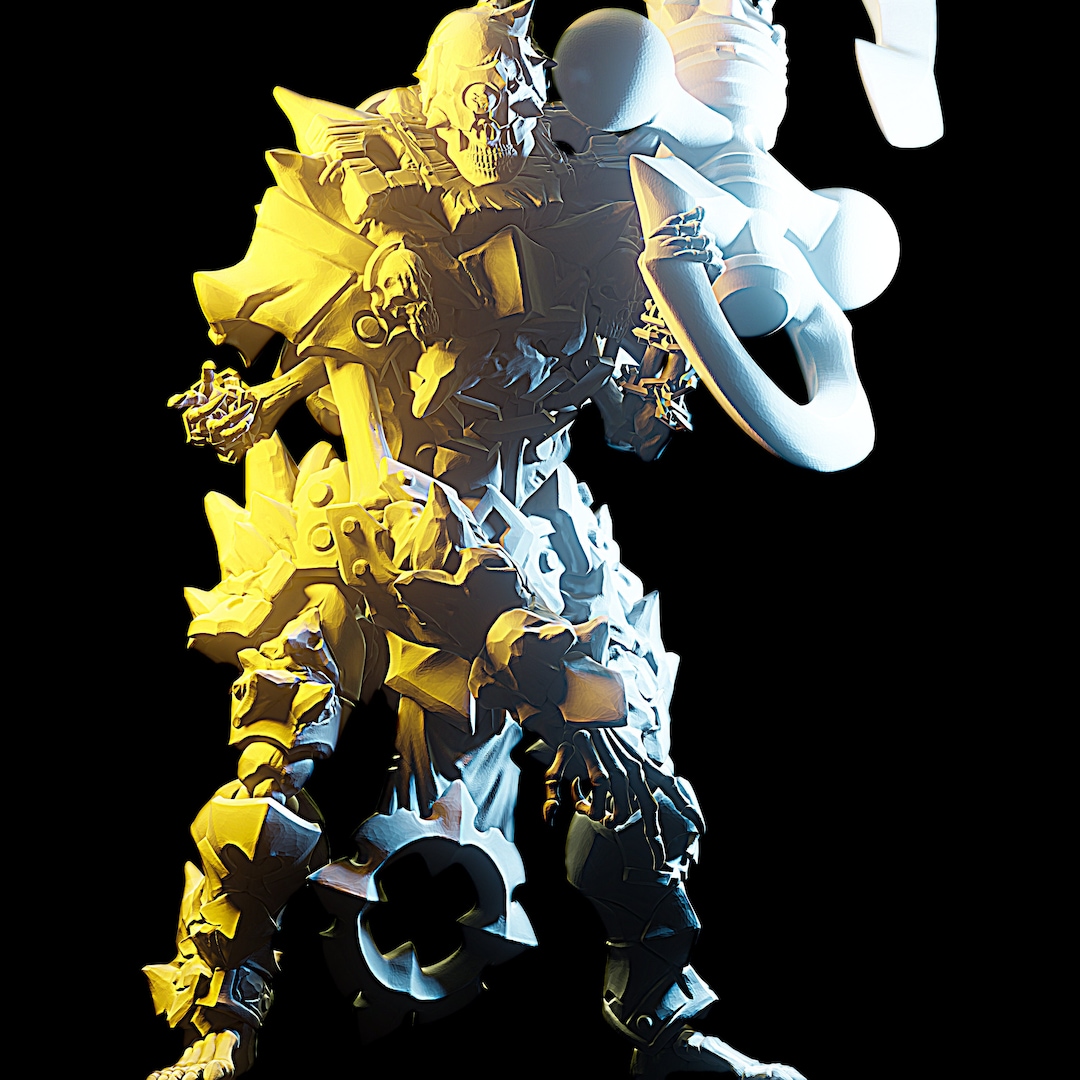 Armored Skeletons Anchor Skeleton - 3D Models 28mm - Etsy