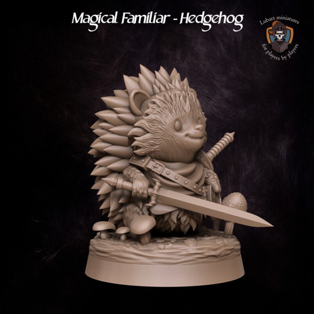 Magical Familiar-hedgehog - Etsy