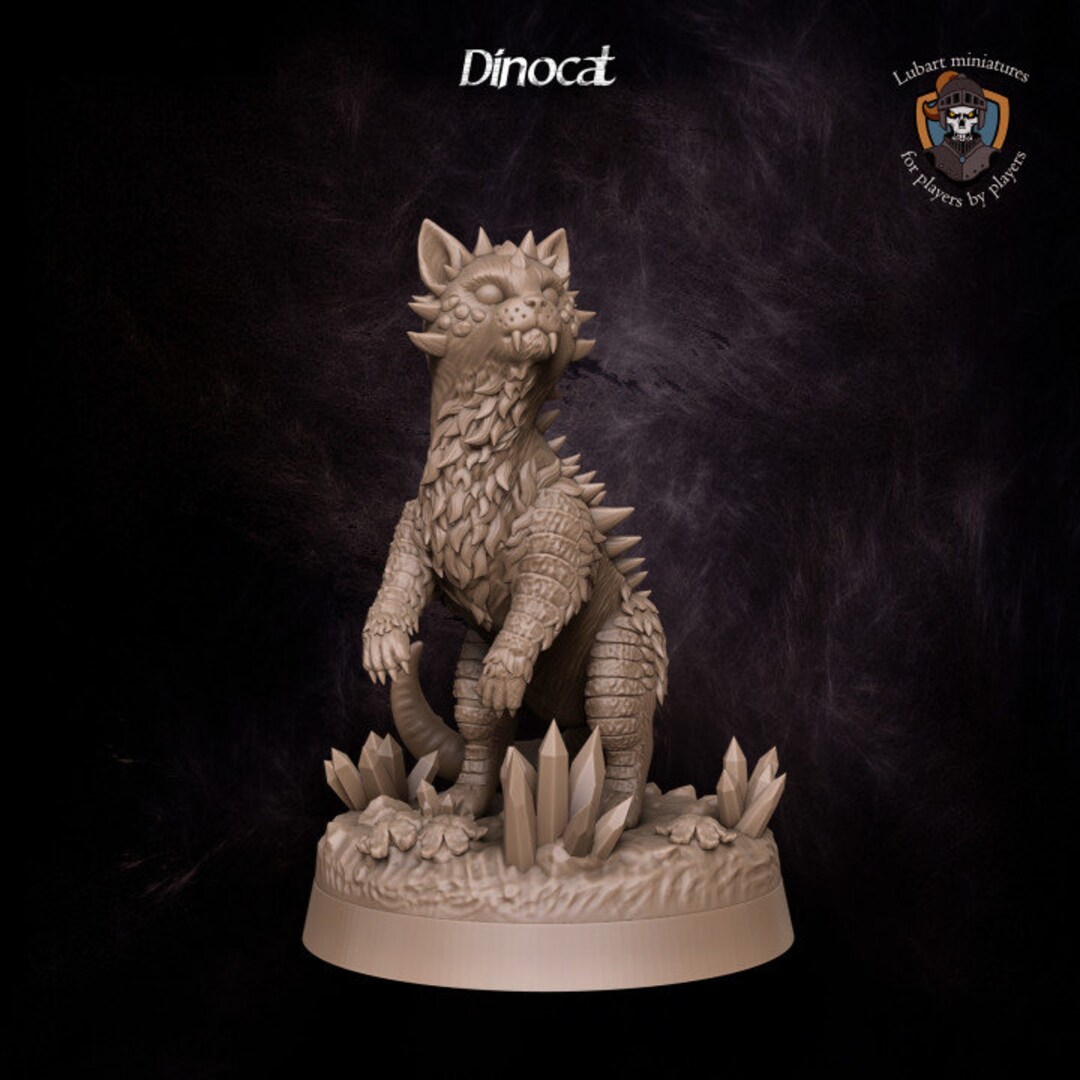 Magical Familiars-dinocat - 3D Models 28mm - Etsy