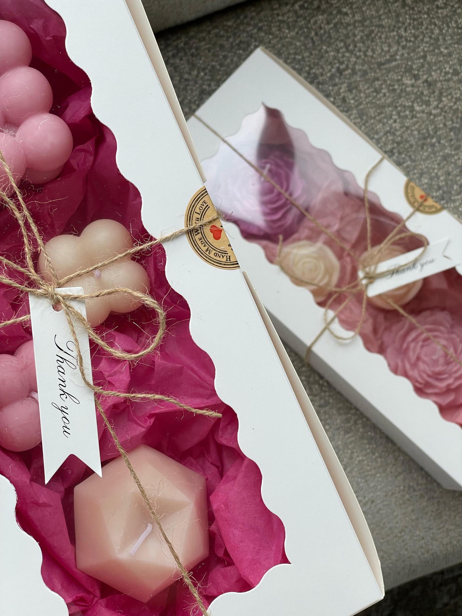 Gift Candles, Handmade Candles, Decorative Candles, Candle Set, Floral ...