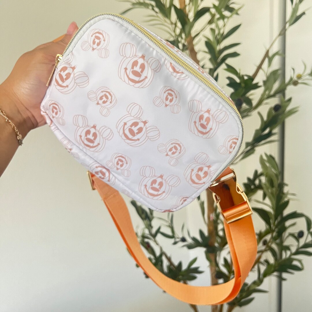Halloween Fall Mickey Pumpkin Belt Bag, Disneyland Fanny Pack - Etsy