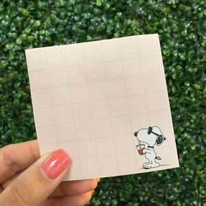 Snoopy Sticky Notes Cute and Functional Memo Pads for Office School and ...