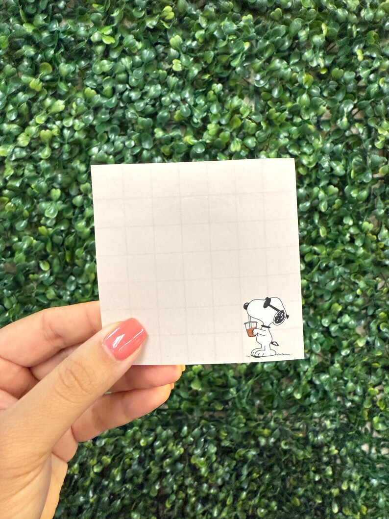 Snoopy Sticky Notes Cute and Functional Memo Pads for Office School and ...