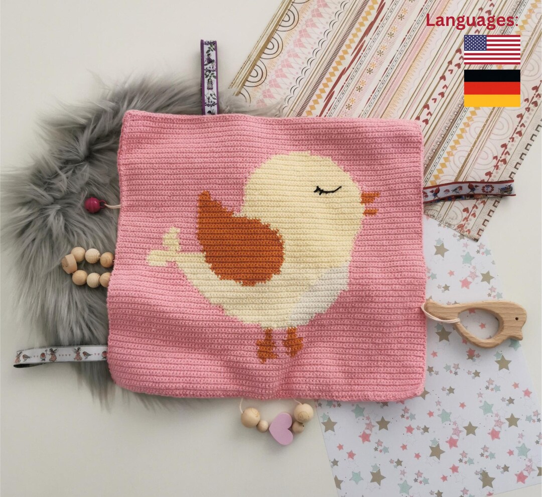 Crochet Pattern PDF Crackle Cloth Bird Beth Baby Easy Pattern Amigurumi ...