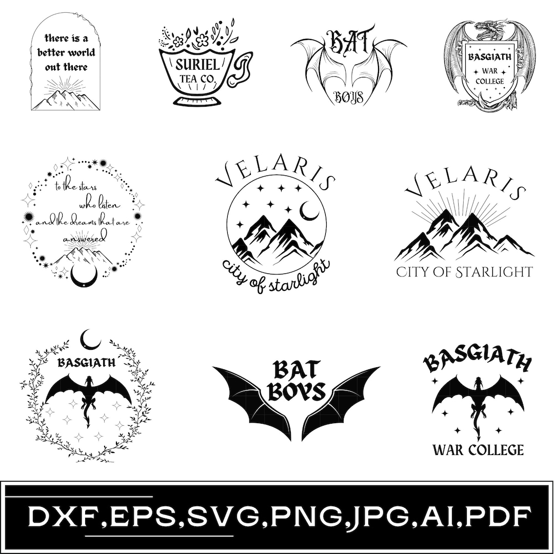 Acotar Velaris Svg Bundle, City of Starlights Png, Acotar Velaris ...
