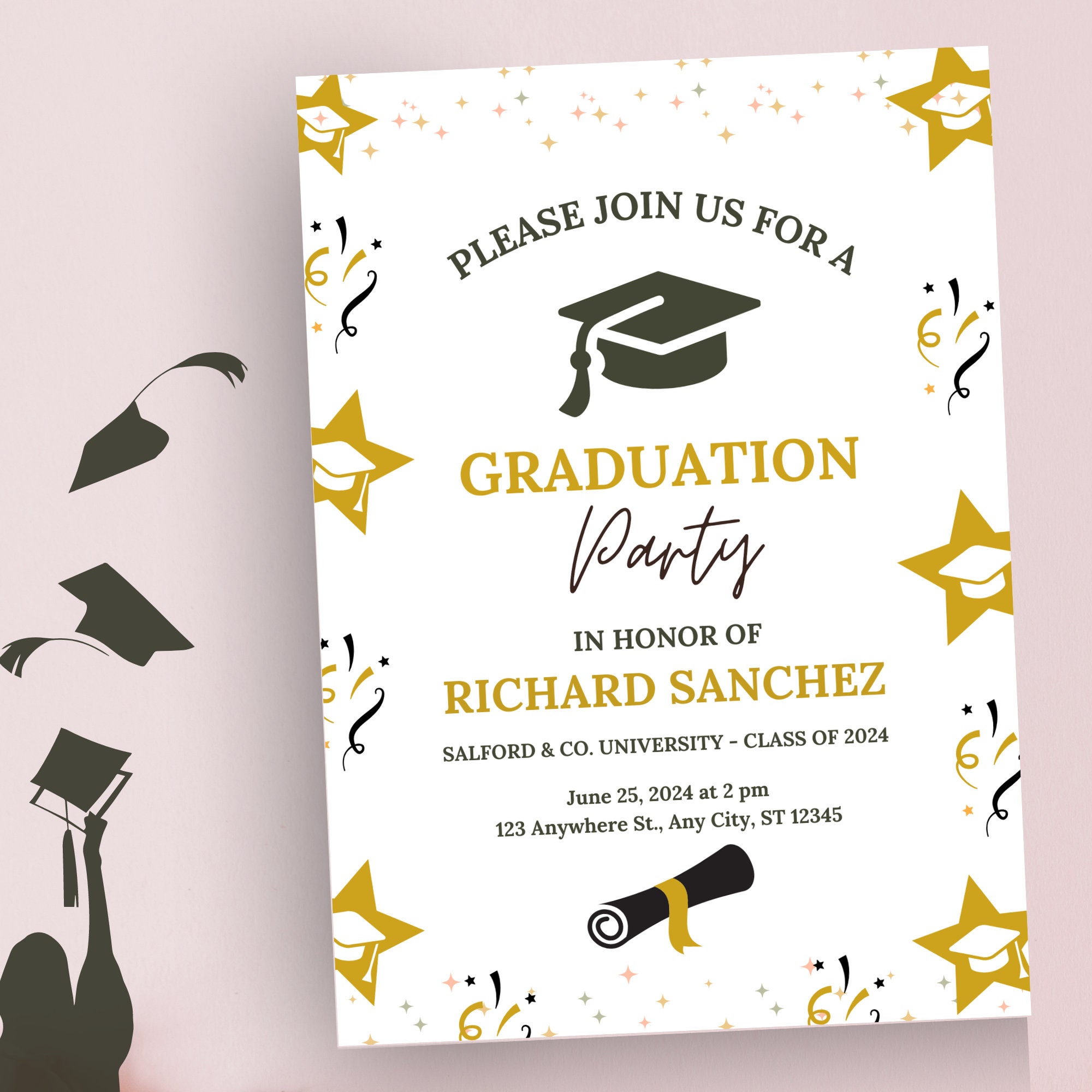 2024 Graduation Invitation Templates Free