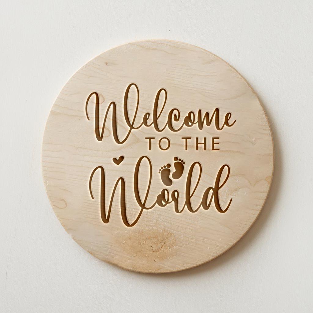 Hello World Baby Announcement Svg, Welcome to the World Svg, Newborn ...