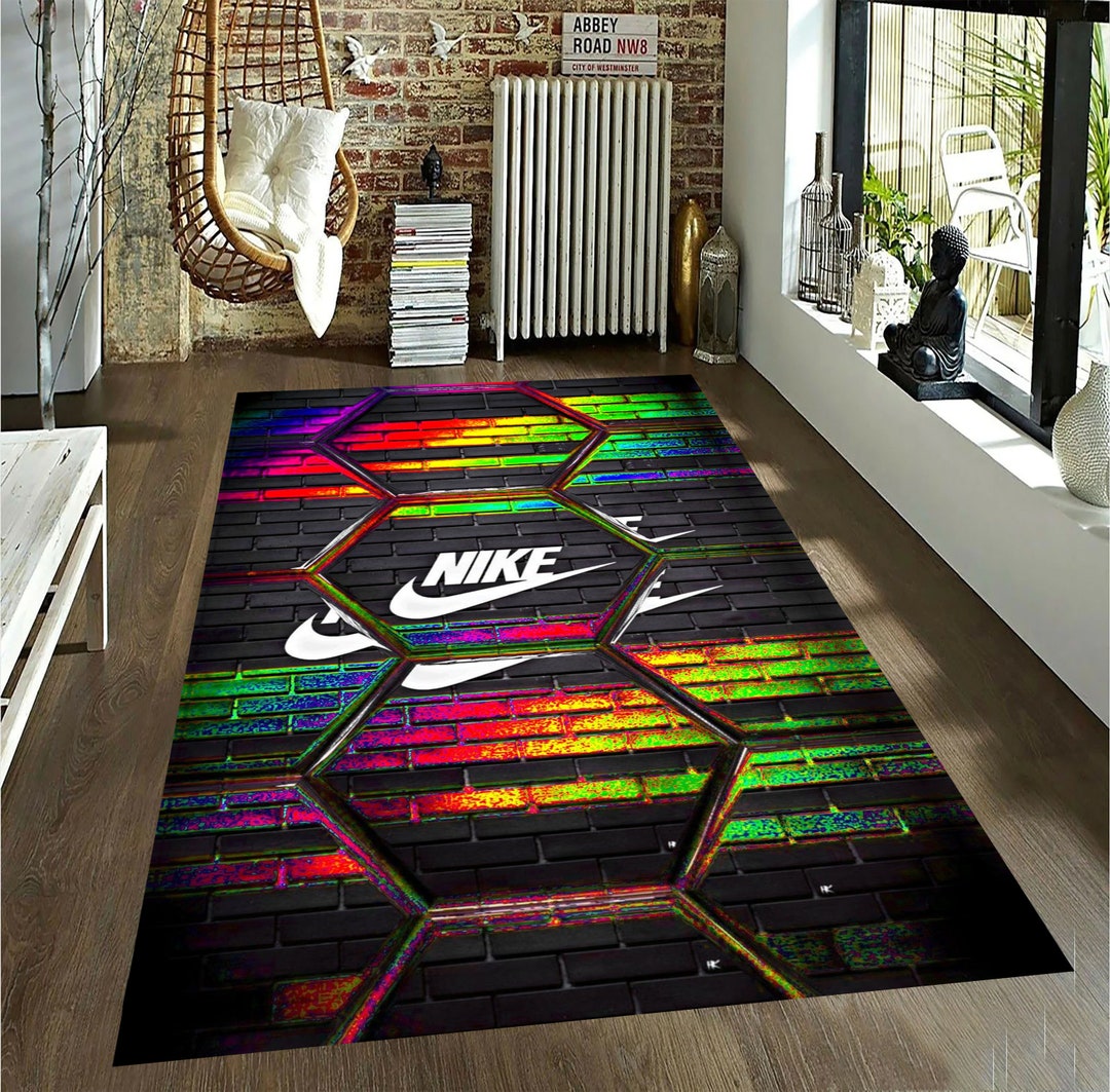 Hexagon Wall Rug ,fashion Rug,colorful Wall With Logo Rug ,sneakers Rug ...