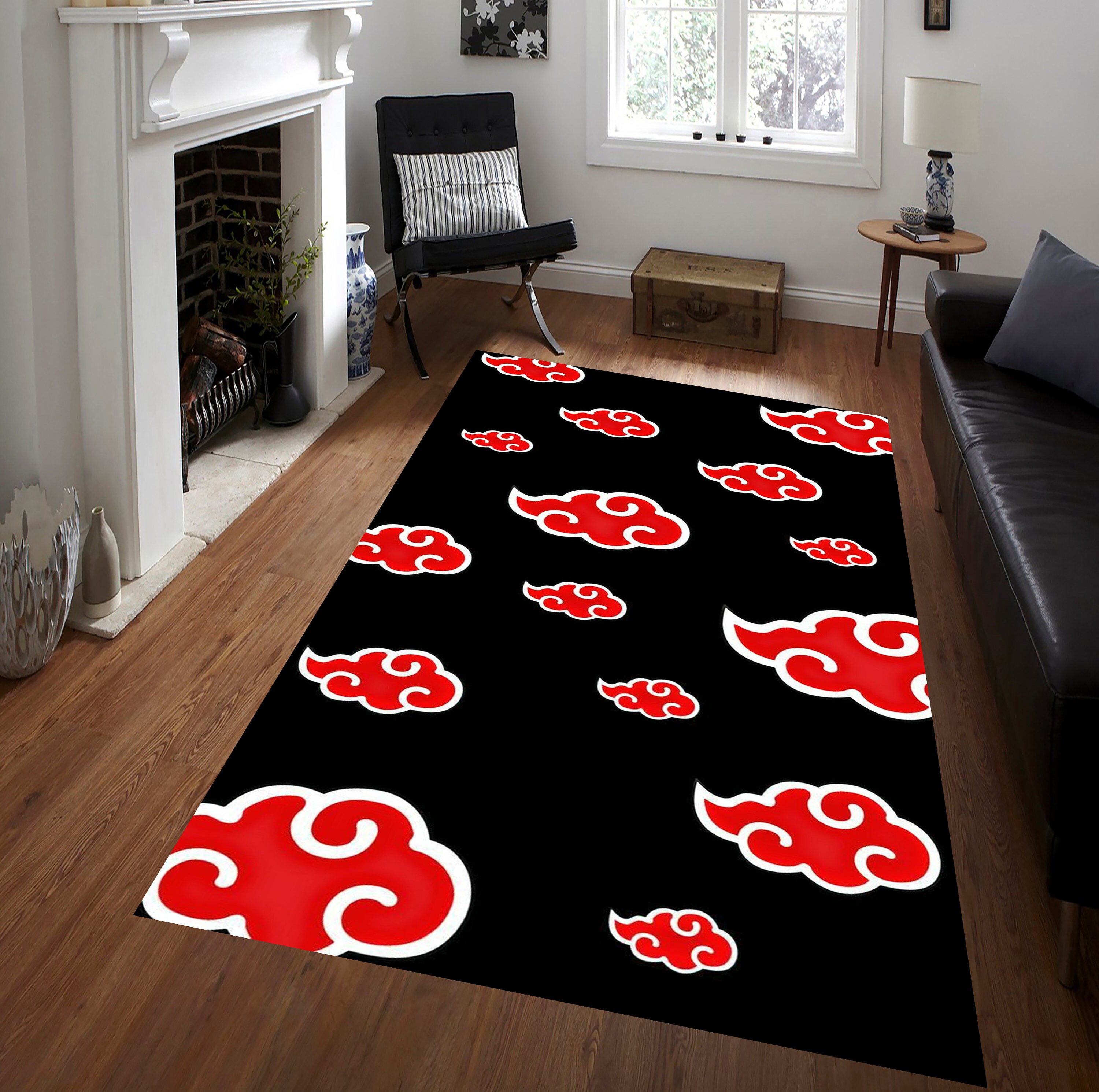 Japanese Rug,japanese Anime, Red Cloud Doormat,cloud Rugs,customs Rug ...