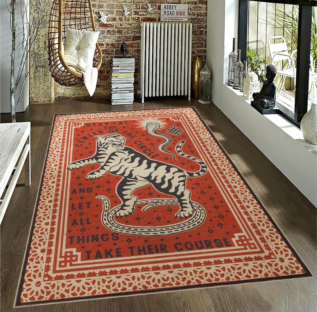 Tibetan Tiger Rug,cobra Animal Rug,japanese Rug,japanese Art,ethnic Rug ...