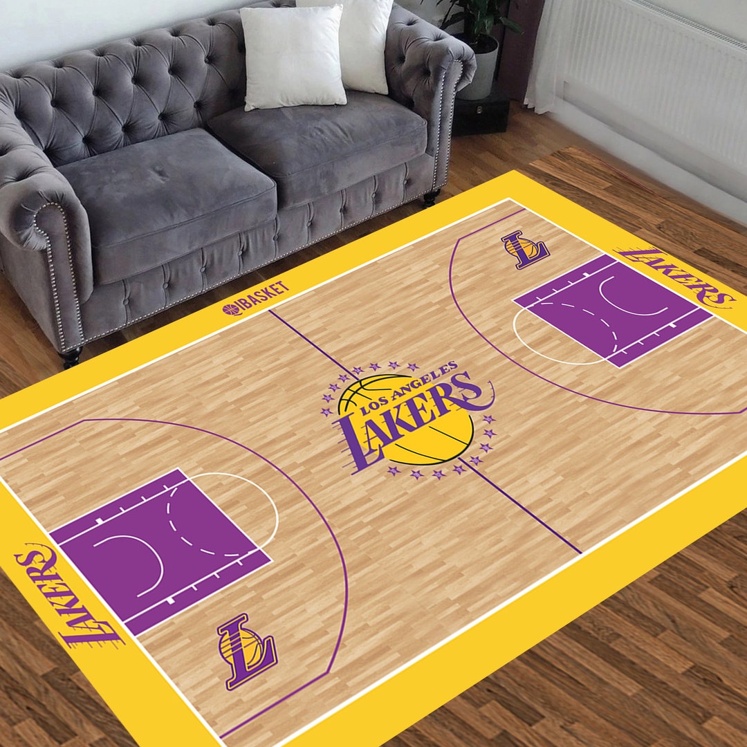 Basketball Court Rug,basketball Pattern Rug,basketball Rug,sports Rug ...