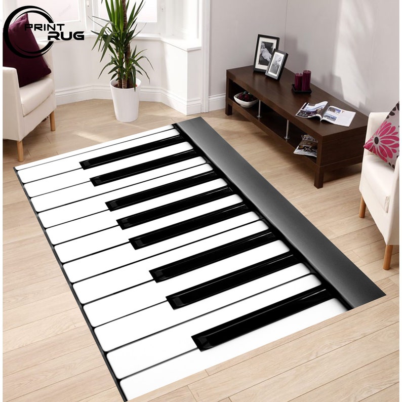 Piano Keys Rug,music Rug,piano Rug,musician Theme Rug Musician Rug ...
