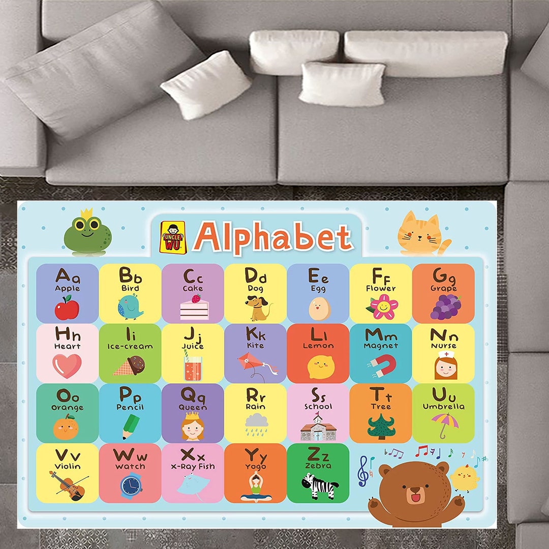 Alphabet Learning Rug, Alphabet Rug, Kindergarten Rug,nursery Rug ...