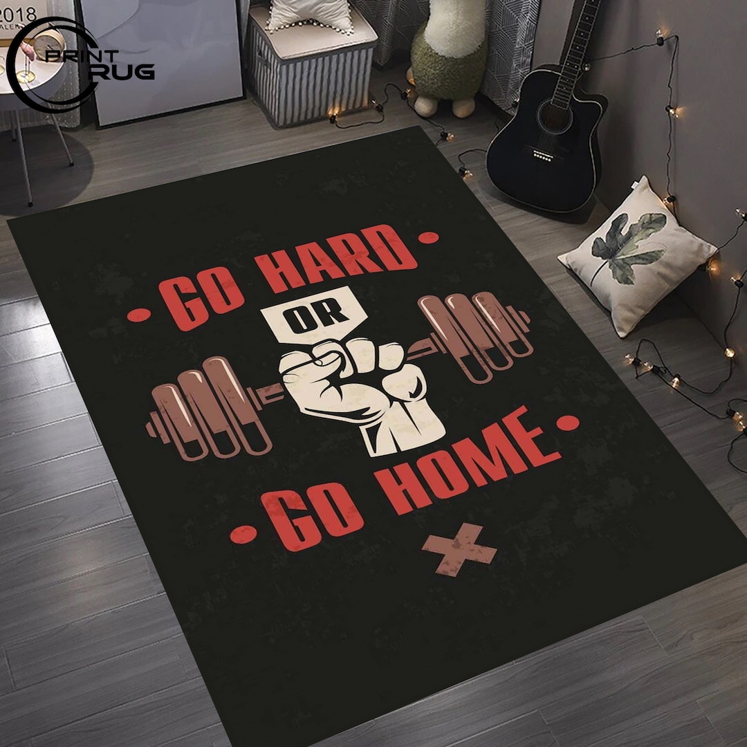 Gym Rug,fitness Rug,cardio Rug,sport Rug,rugs for Sport,motivational ...